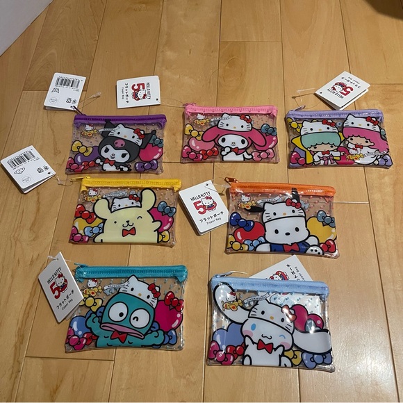 Sanrio | Bags | Nwt Small Clear Sanrio Pouches | Poshmark
